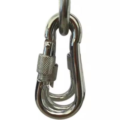 China Heavy-Duty Metal Swivel Keychain Carabiner Ceiling Fan Wall Mount Swing Hammock Snap Hanging Anchor Bracket Hook Heavy Industry for sale