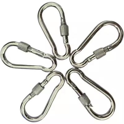 China Heavy-Duty Metal Swivel Keychain Carabiner Ceiling Fan Wall Mount Swing Hammock Snap Hanging Anchor Bracket Hook Heavy Industry for sale