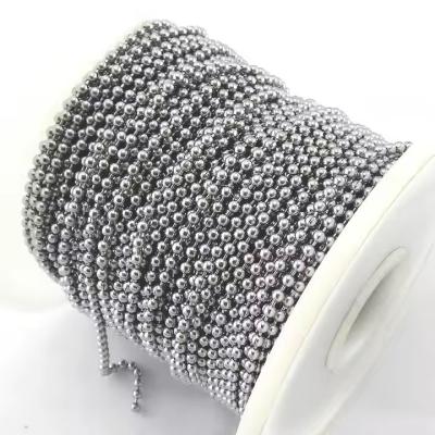 China Wholesale Roller Shade Components 4.5*6mm Roller Blind Ball Chain Metal Bead Chain for Blinds for sale