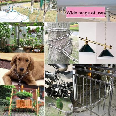 China 304 Stainless Steel Chain Metal Chain Link Chain Small Light Duty Chain Utility Chain for sale