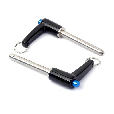 China Stainless Steel Self-Locking Quick Release Pin with L-Handle for Corrosion Resistant Applications for sale