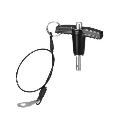 China T Handle Quick Release Pin with Push Button for Durable and Secure Ball Locking for sale