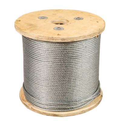 China 1/2 Inch Stainless Steel Wire Rope 6X19 +Iwrc with Fast Delivery and Custom Cutting Service for sale