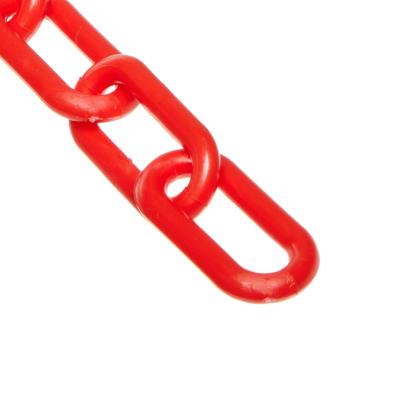 China Plastic Chain Roll Plastic Link Chains Road Traffic Cone Barrier Chain for Road Cone/Spring Post for sale