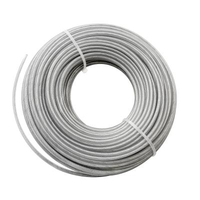 China Grass Trimmer Line Steel Metal Core and Nylon Coating String Trimmer Line for sale