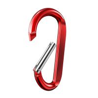 China D Ring Shape Hook Multi-Function Spring Snap Key Clips Tool for Home Camping Hiking Traveling Backpack for sale