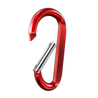 China D Ring Shape Hook Multi-Function Spring Snap Key Clips Tool for Home Camping Hiking Traveling Backpack for sale