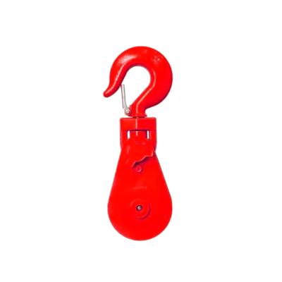 China High Quality Snatch Pulley Hook Type Snatch Block with Hook for Recovery Tow Trucks for sale