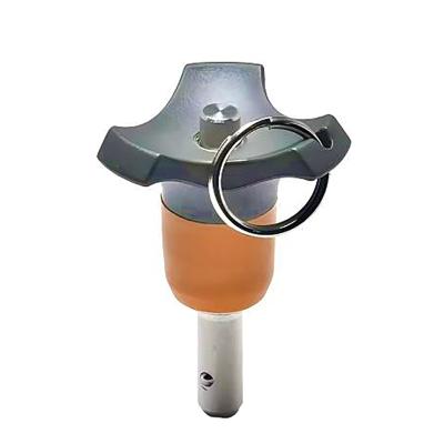 China Flower Head Quick Release Pin with Ring Button Handle for sale