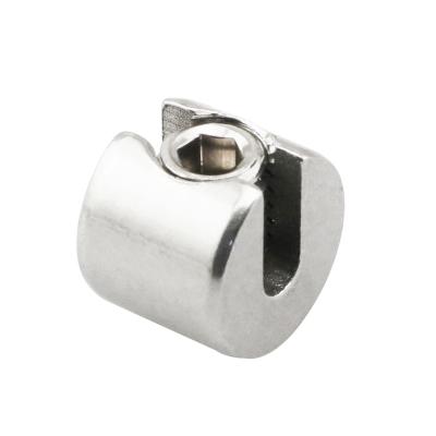 China Wire Rope Fixing Clip 316 Stainless Steel Wire Rope Clamp Stopper for Tension Fixing Balcony Furniture Tightening Ropes for sale