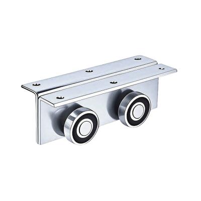 China Four Bearing Trolley Assembly 4 Wheel Heavy Duty Roller for Barn or Shed Hardware for sale