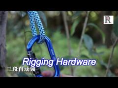 Aluminico 30KN D Forma di arrampicata Snap Hook Carabiner per esterni personalizzato