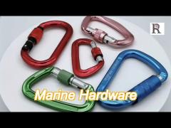 OEM Finitura di ossido nero di acciaio al carbonio Snap Hook Carabiner personalizzabile per B2B