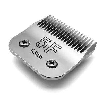 China 6.3mm paardenklipper lemmet SK5 Staal Precision Cutting Dog Grooming Blades Te koop