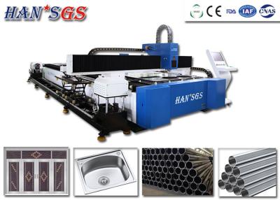 China Cortadora del laser del tubo y de la chapa, equipo del corte del laser de la fibra de 3000 W en venta