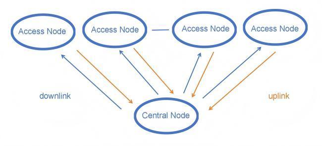 Point to Multipoint networking diagram