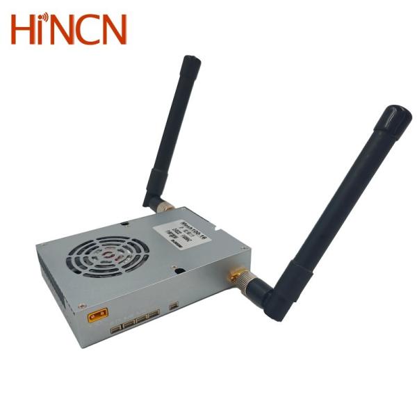 Quality 100km Range Broadband Anti-jamming Mesh Networking Radio FHSS UAV Video Data Link for sale