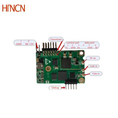 China 170MHz-2900MHz RF Hdmi To COFDM Modulator Encoder Video Transmitter For Drone for sale