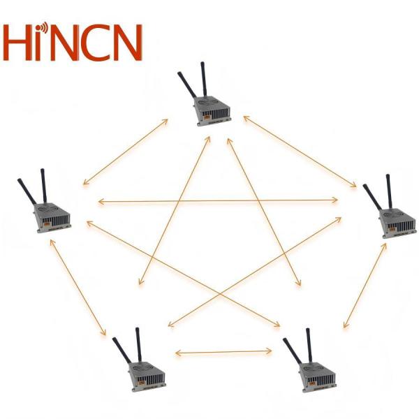 Quality 100km Anti-jamming IP Mesh Network Radio HD Video Wireless Transmitter Receiver for sale