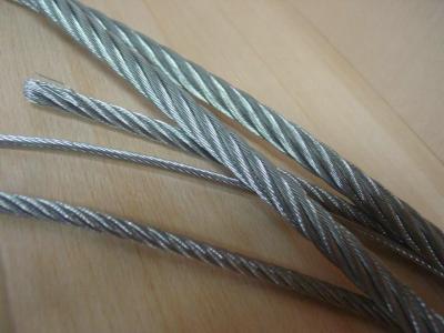 China 20mm Stainless steel Wire Rope 7x19 With EN12385-4 / AISI / BS / ASTM / JIS for sale