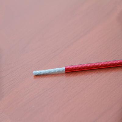 China 316 Nylon Coated Stainless Steel Wire Rope 1x19 And Dia 3mm For Food Industry for sale
