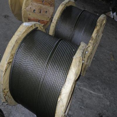 중국 5mm 밝은 316 스테인리스 철사 밧줄 1960MPA, 6x19+I WRC AISI/BS/ASTM 판매용