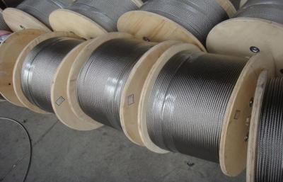China Zinc Coated / Galvanized Wire Rope 6 x 19 Iws , Carbon Steel Material for sale