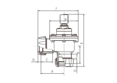 Cina Accessori adattantesi Jet Diaphragm Baghouse Valve del collettore di polveri di impulso di compressione in vendita