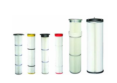 Cina 5um, 0.5um, 0.2um, 2um, scaricante la cartuccia di filtro compatta dalla polvere con lo scheletro centrale galvanizzato in vendita