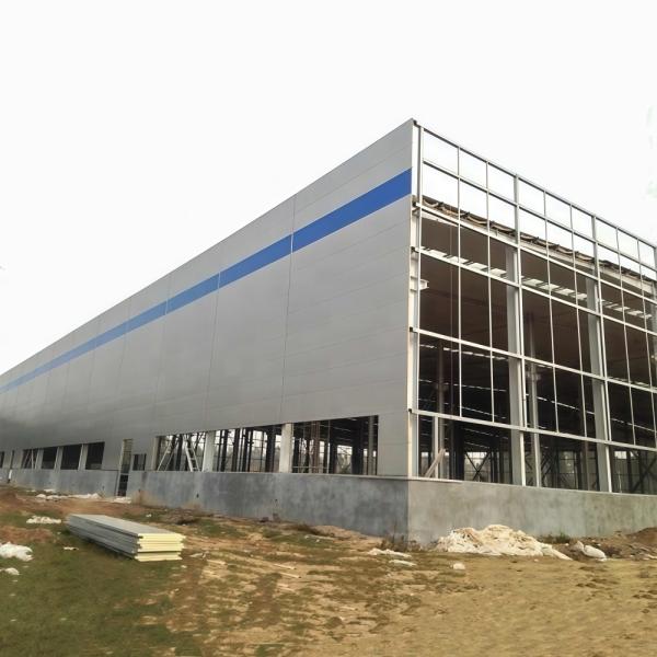 Quality Quick Assembly Prefabricated Workshop Steel Structure Warehouse Wind Resistant for sale