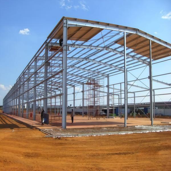 Quality Anti Earthquake Prefabricated Steel Structure Wind Resistant Steel Frame Prefab Building for sale