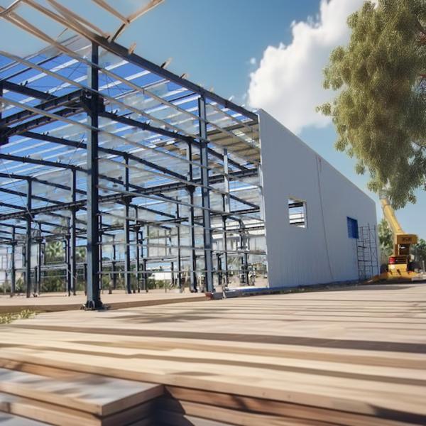 Quality Quick Assembly Prefabricated Workshop Steel Structure Warehouse Wind Resistant for sale