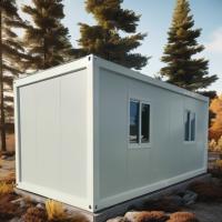 China Movable 20ft Flat Pack Foldable Container House Fast Assembly Wind Resistant for sale