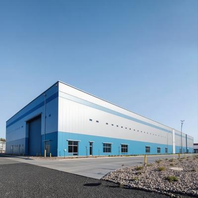 China Custom Built Prefabricated Steel Structure Warehouse Industrial Metal Building Design for sale