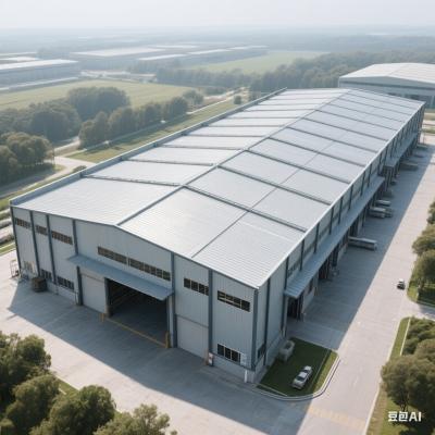 China Luxury Modern Prefabricated Light Steel Structure Warehouse Easy Installation Anti Rust for sale