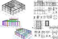 China Professional Steel Structure Detailing Services Optimized Via TEKLA 3D Modeling for sale