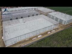 Green and energy-saving  solar steel structure building warehouse