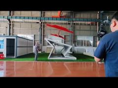 custom q235 steel folding expandable module container house quick assembly 2 floors
