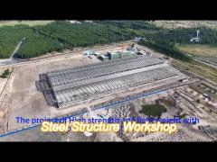 heavy duty workshop steel structure modern industrial workshop shed hurricane resistant