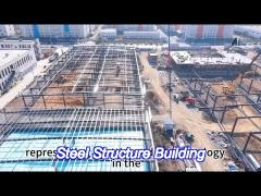 exhibition hall steel structure building 4s car showroom metal building rapid install