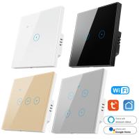 China Tuya WiFi RF Smart Switch 0.5W Smart Light Switch No Neutral Durable for sale
