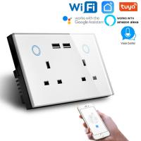 China 802.11bgn Smart Plug Socket SmartLife Wifi Smart Touch Switch for sale
