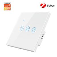 China 86×86mm Zigbee Light Switch FCC 1 Gang 2 Way Smart Switch Timer for sale