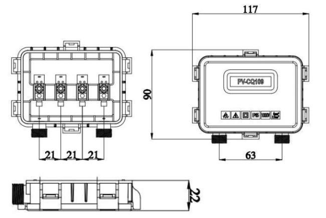 Solar Junction Box Solar Panel Junction Box (PV-CQ109)