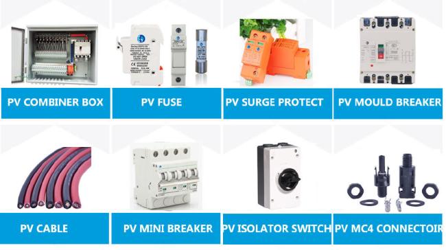 PV Combiner Box DC 550V 2 Strings 2 in 1 out Circuit Breaker Box Battery Solar PV Monitor Plastic Combiner Box