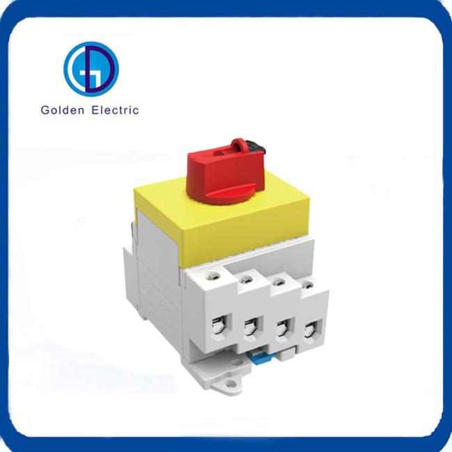 IP66 Waterproof 32A Panel Mounting Cage Type DC Disconnector Switches Isolating Switch Box DC Isolators