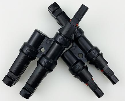 Mc4 Solar Connector 2 in 1 Branch Multiple PV Connector