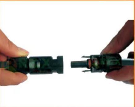 Mc-4 Solar Panel Cable Connectors with Assembly Tool for Connecting Solar Panels