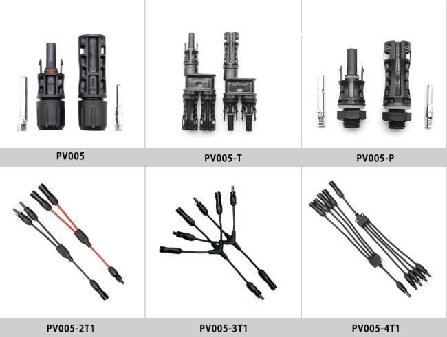 Solar PV 1500V DC 30A PV Waterproof Solar Connector PV005 Male and Female PV Solar Mc4 Wire Connector