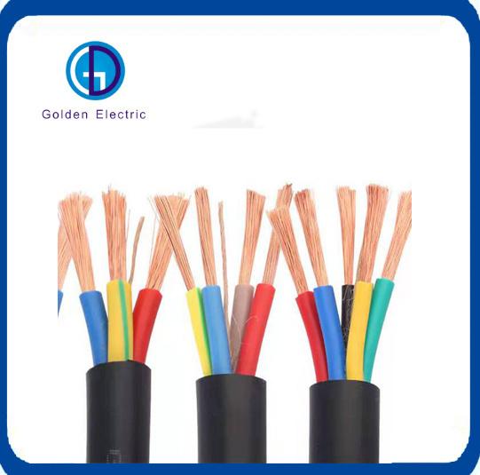Factory High Quality 3 Core 1.5mm2 Flexible Copper Conductor Insulated Sheathed Rubber Cable